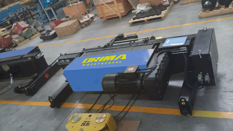 BRIMA High performance safe 10t double girder electric wire rope hoist ...